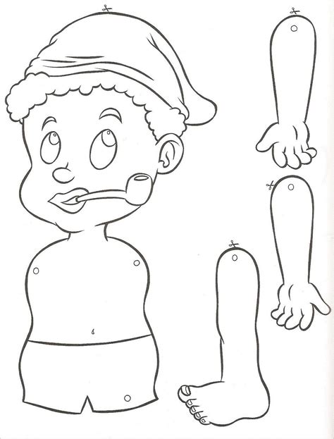 BAUZINHO DA WEB BAÚ DA WEB Desenhos de saci pererê para colorir