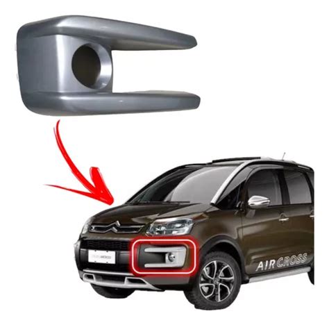 Moldura Farol Milha Aircross Atacama Prata Par Original Parcelamento