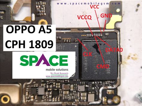 Oppo A Ufs Isp Pinout To Bypass Frp And Pattern Unlock Mobile My
