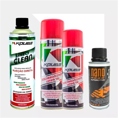 Kit Limpa Bicos Koube Direct Clean 2 Limpa Tbi Nano