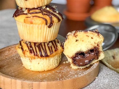 Muffins Coeur Coulant Recette De Muffins Coeur Coulant Marmiton