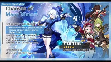 Genshin Impact Furina migliori build abilità costellazioni e