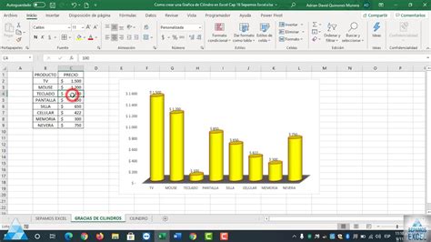 Como Crear Una Grafica De Cilindro En Excel Cap 16 Sepamos Excel YouTube
