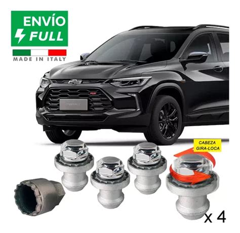 4 Tuercas Seguridad Galaxilock Chevrolet Tracker 2022 Meses sin interés