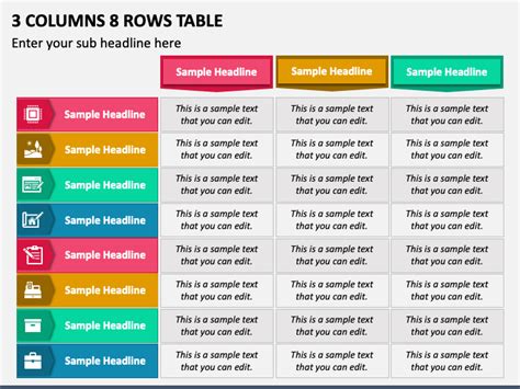 Rows Columns Table PowerPoint Template And Google Slides 48 OFF