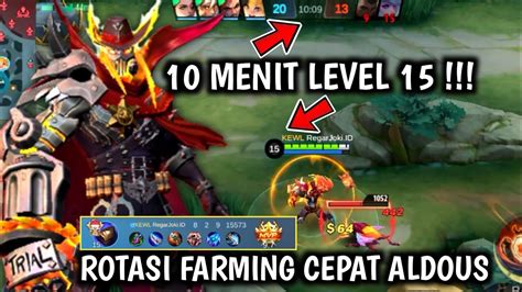 ROTASI ALDOUS HYPER 10 MENIT LEVEL 15 TUTORIAL ALDOUS HYPER 2023