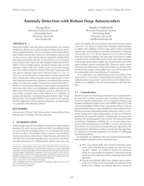 pdf anomaly detection with robust deep autoencoders€¦ · anomaly detection with robust deep