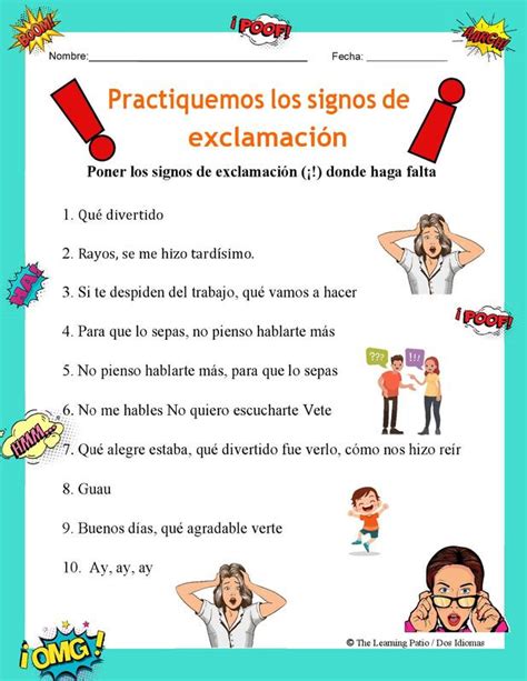 Puntación Exclamación