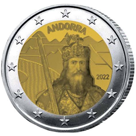 2 Euro Andorre BU 2022 La légende de Charlemagne Trésor du Patrimoine