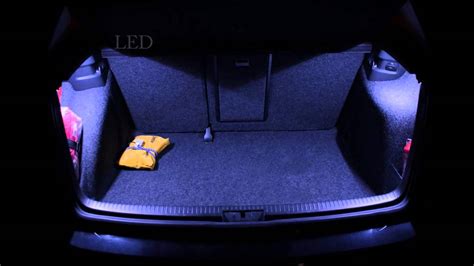 Golf 6 Kofferraum mit LED Leisten aufrüsten YouTube