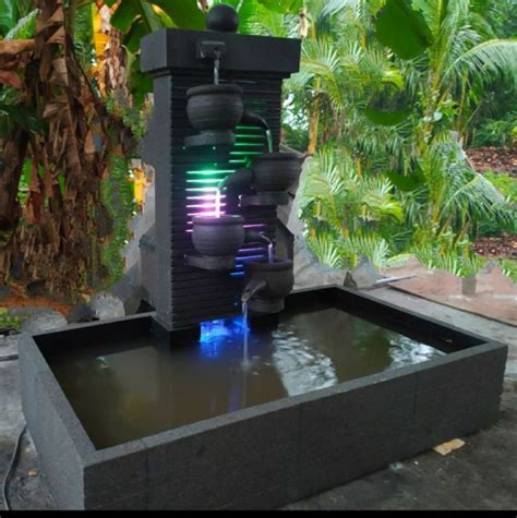 Air Mancur Taman Batu Alam Tower Kolam Xl Lazada Indonesia