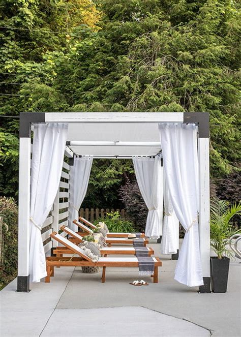 17 DIY Cabana Lounge Ideas For Garden Patio And Yard Balcony Garden Web
