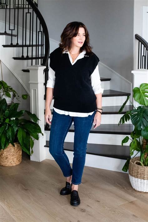 Ways To Style A Sweater Vest Styledahlia