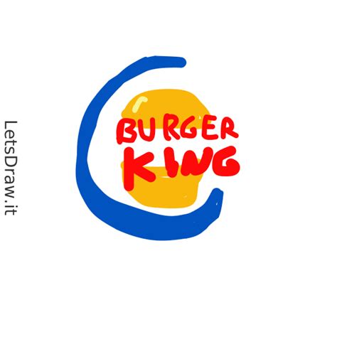 How To Draw Burger King Zf Jj R Png Letsdrawit