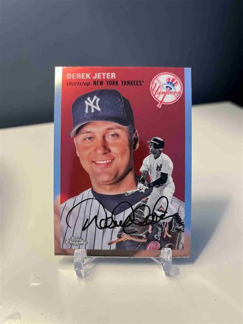 Sportlots Auctions Derek Jeter 2023 Topps Chrome Platinum Anniversary