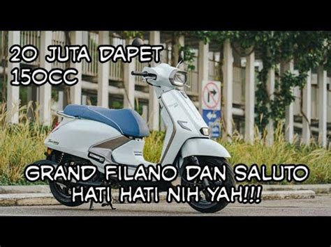KEREN PARAH Mending Beli Ini Dari Pada Vespa Grand Filano Ketar