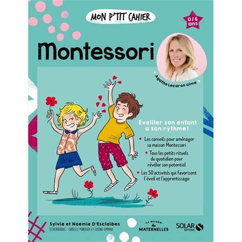 Mon P Tit Cahier Montessori Ne Sylvie D Esclaibes No Mie D