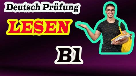 Prüfung B1 LESEN TELC B1 LESVERSTEHEN MIT LÖSUNGEN YouTube