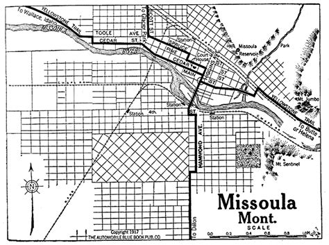 Montana City Maps At AmericanRoads City Maps Missoula Montana