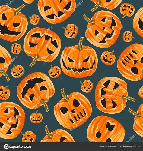 Scary Jack O Lantern Eyes Pattern