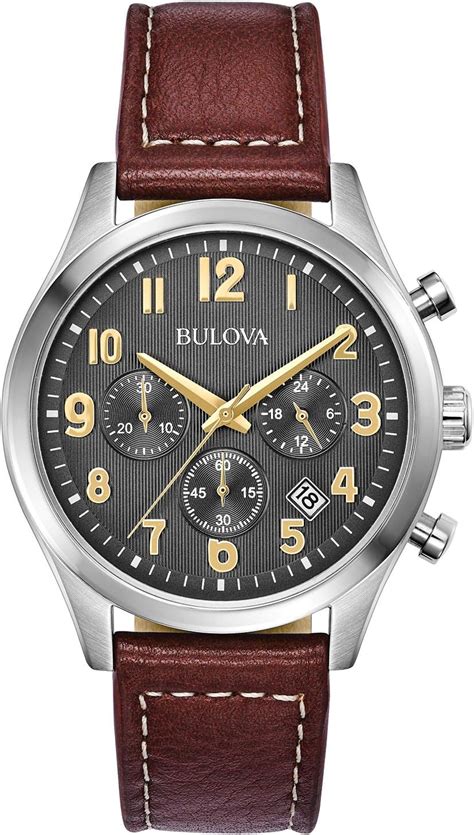 Bulova Reloj Cl Sico De Acero Inoxidable Con Correa De Cuarzo Para