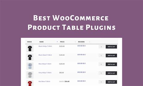 Best Woocommerce Product Table Plugins Free Paid Starcatwp