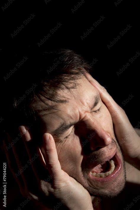 Man Screaming In Agony