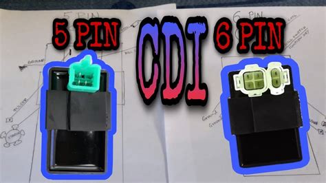 5 PIN And 6 PIN CDI Wiring Diagram YouTube