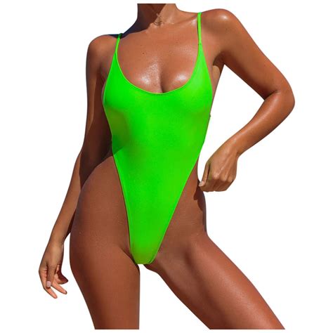 AOMPMSDX Swim Suits For Women 2024 Lady Splicing Push Up One Piece Bra