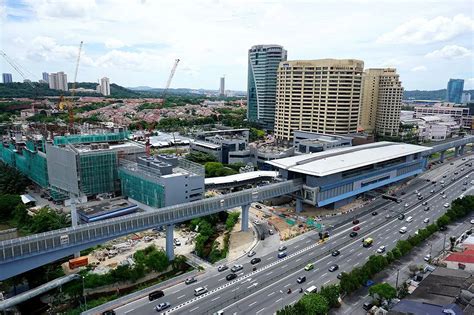Bandar Utama Mrt Station Near One Utama Shopping Mall Powerhouse