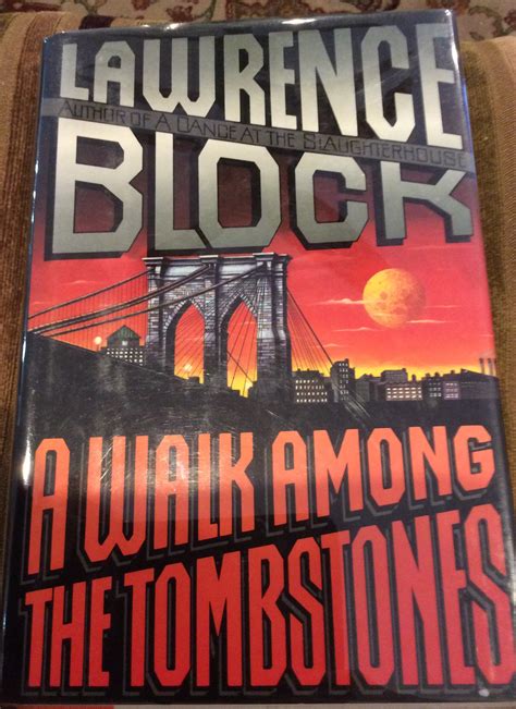A Walk Among The Tombstones NF FIRST EDITION By Lawrence Block Near