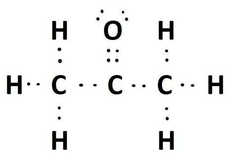CH3COCH3 Draw The Lewis Dot Structure For CH3COCH3 Include All