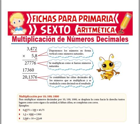 Multiplicaciones Con Decimales Activity 026