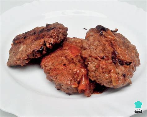 Bife de carne moída simples Fácil