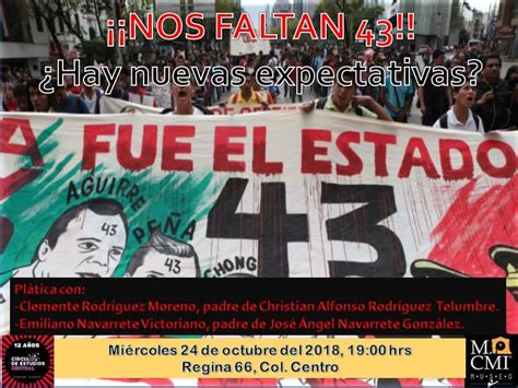 EN AGENDHA Conferencia Nos Faltan 43 Hay Nuevas Expectativas