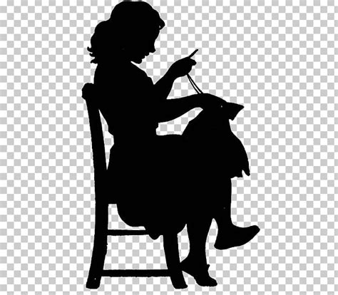 Silhouette Sewing Graphics Knitting PNG Clipart Black Carnivoran