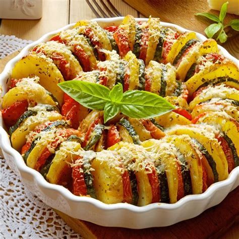 Tian provençal Recette Tian de légumes Recette tian et Recettes de