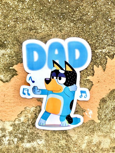 Bluey Vinyl Decal Sticker Bluey Funny Bluey Sticker For Etsy