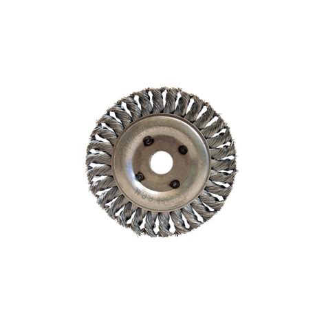 Brosse circulaire fil acier torsadé pour métal Classic ø 125 Alésage 22