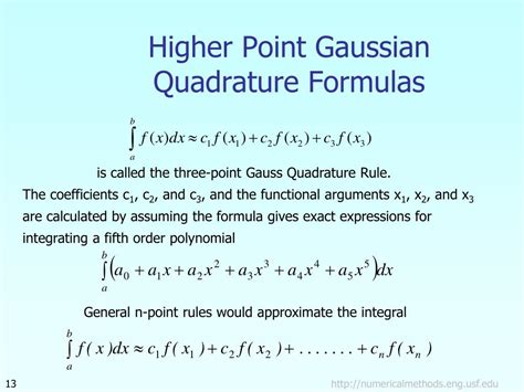 ppt gauss quadrature rule of integration powerpoint presentation free download id 1179478