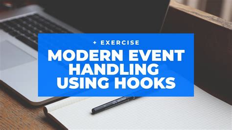modern react event handling using hooks youtube