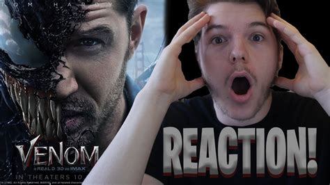 VENOM Official Trailer REACTION YouTube