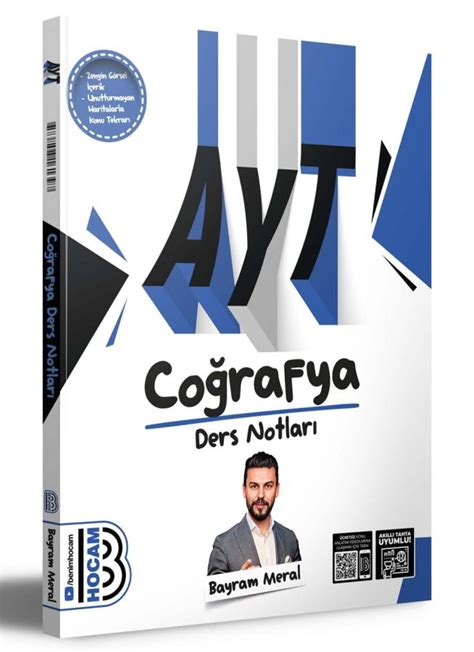 Benim Hocam 2024 AYT Coğrafya Ders Notları