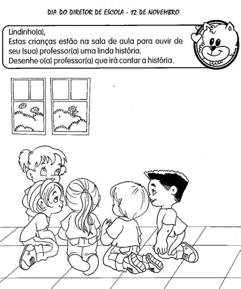 Atividades Sobre O Dia Do Diretor Da Escola Para Imprimir Formando Alunos