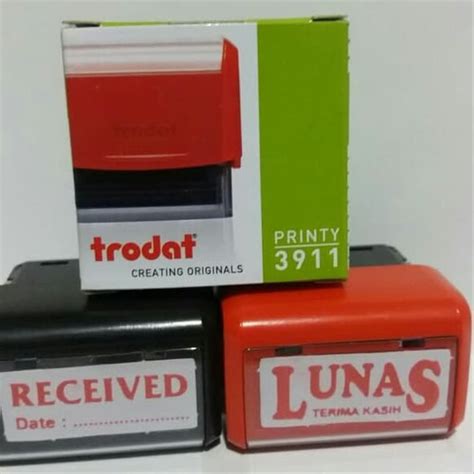 Jual STEMPEL LUNAS TRODAT PRINTY 3911