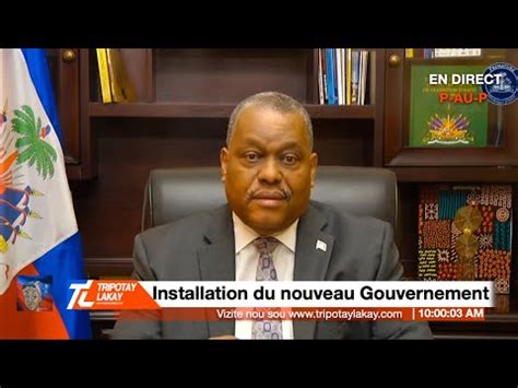 Flash Cérémonie dinstallation du Premier ministre Garry CONILLE et du