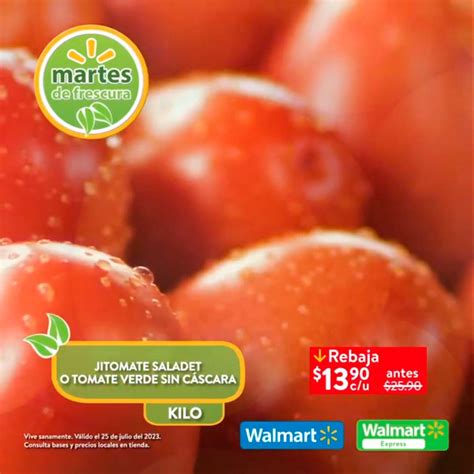 Folleto Martes De Frescura Walmart 25 De Julio 2023