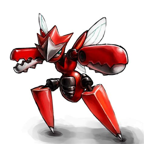 Scizor And Mega Scizor Pokemon Drawn By Kaosu Kaosu Danbooru