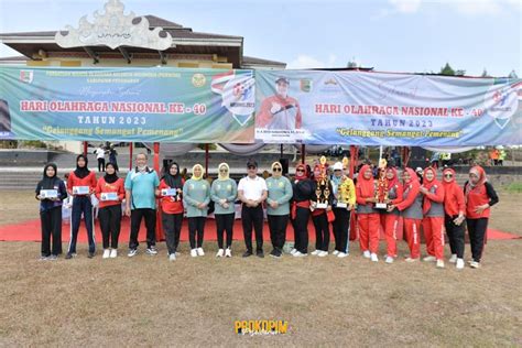 Puncak Peringatan Hari Olah Raga Nasional HAORNAS Ke 40 Tahun 2023