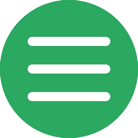 Menu Icon PNG Transparent